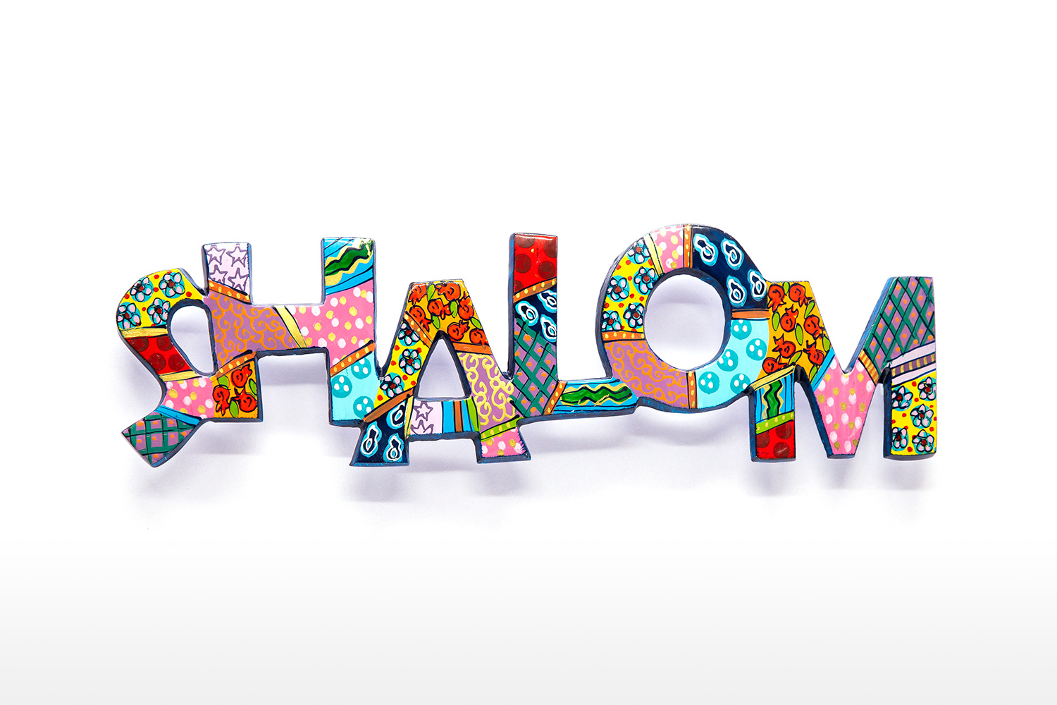 Metal Wall Hanging - Shalom | Israel Cart